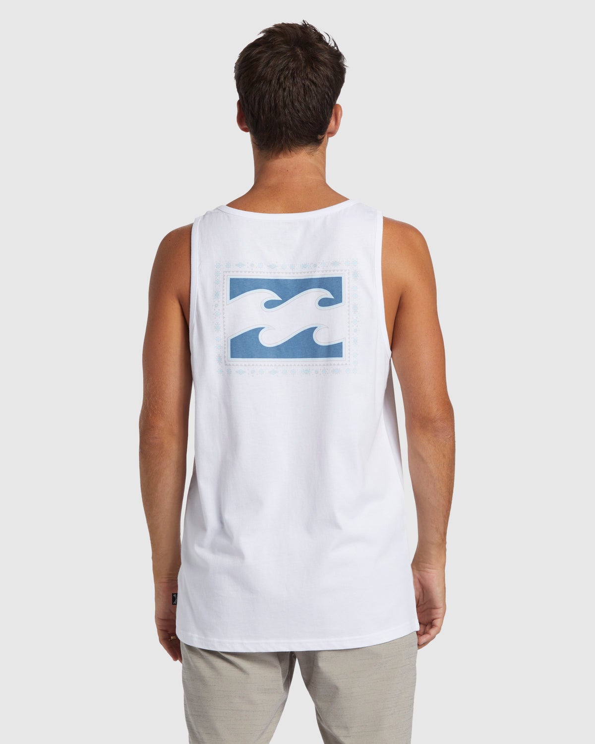 Crayon Wave Tank Top in White | Chances Surf NZ
