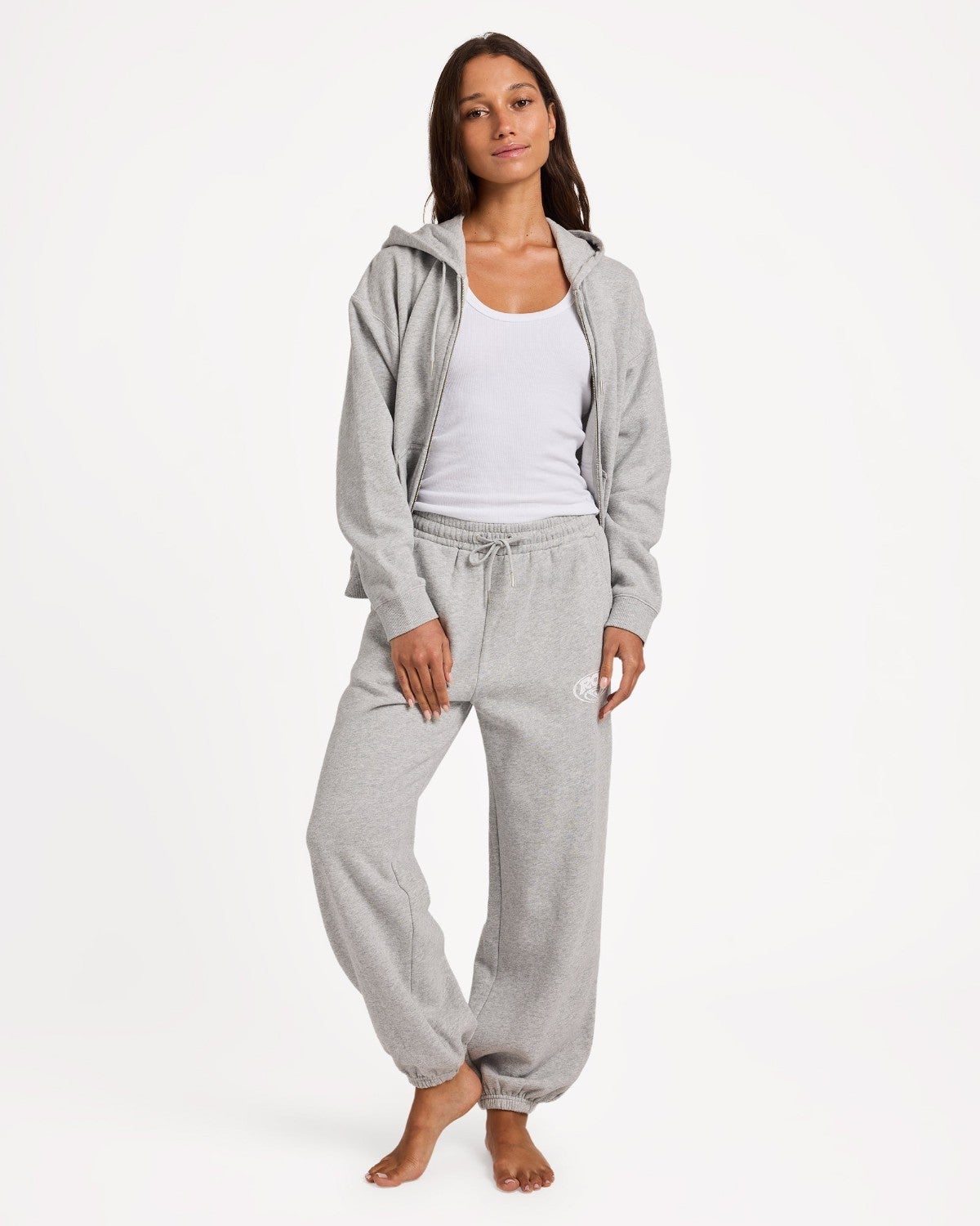Dreamy Days Trackie Pant in Grey Marle | Chances Surf NZ