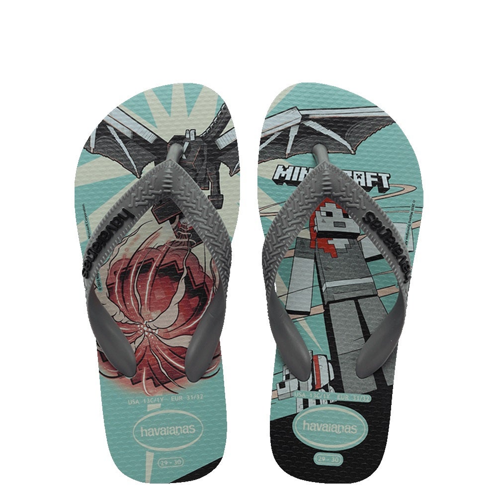 Kids Top Minecraft Jandal | Chances Surf NZ