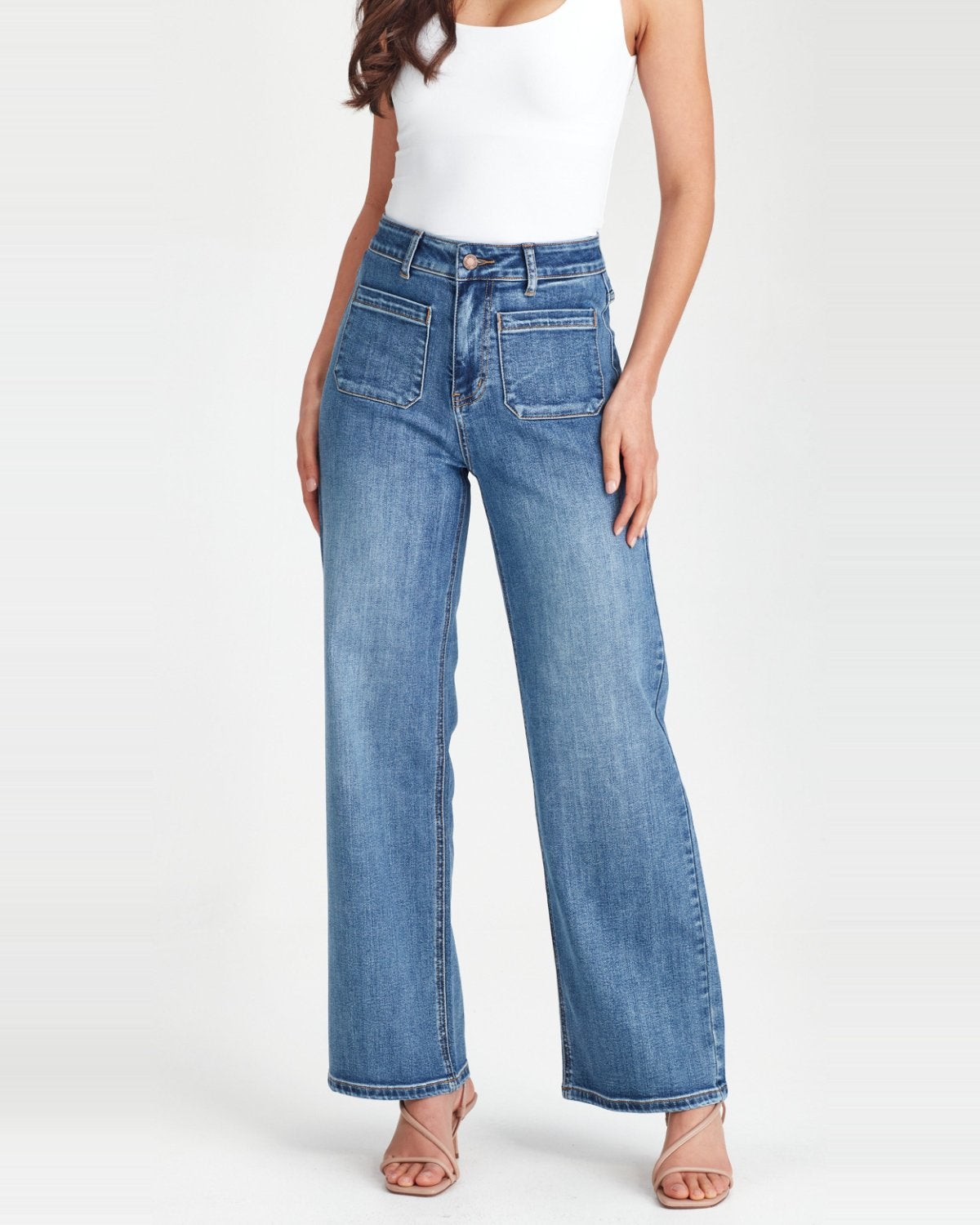 Libby Short Stuff Jeans in Blue | Chances Surf NZ