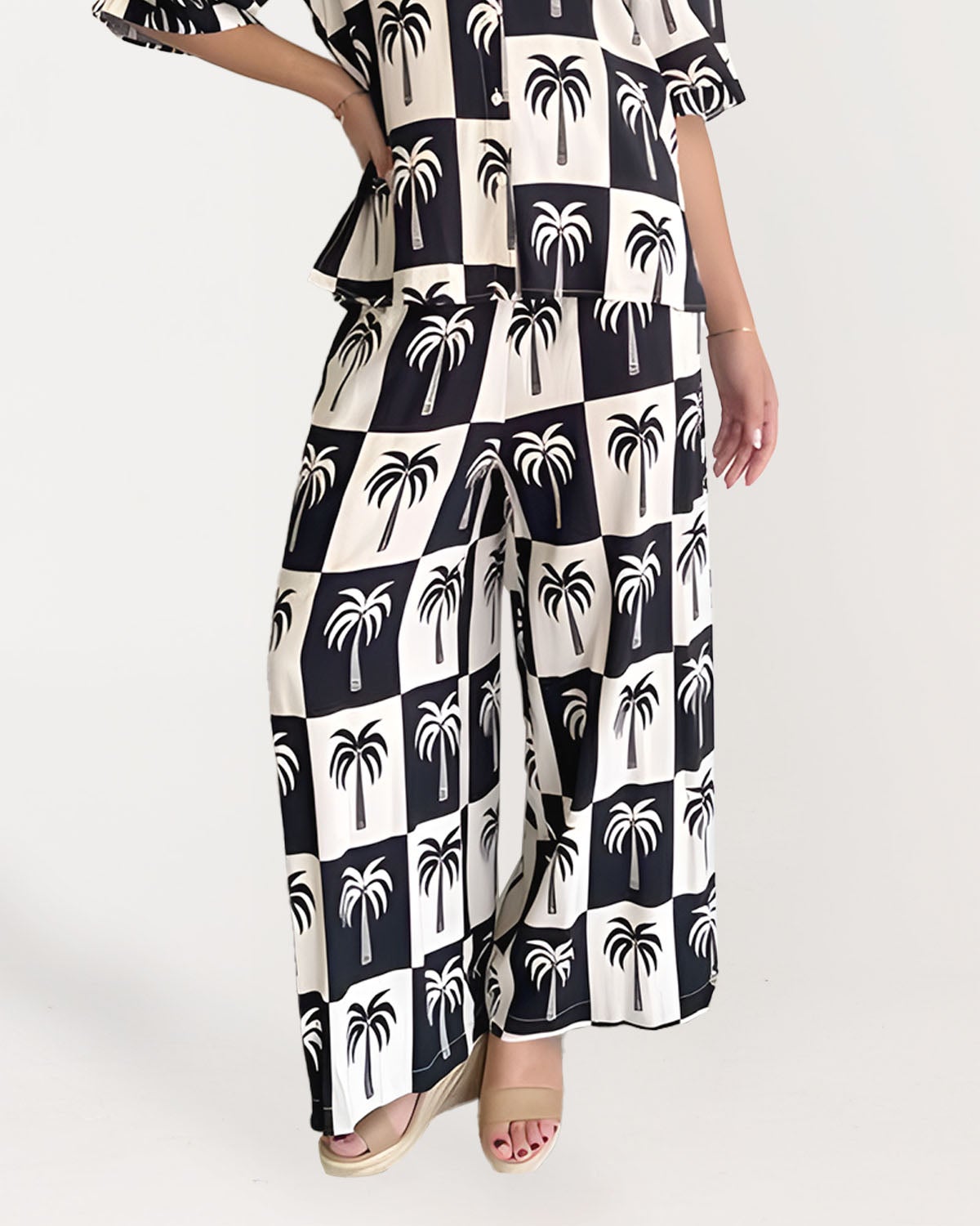 Mono Palm Wide Leg Pant | Chances Surf NZ