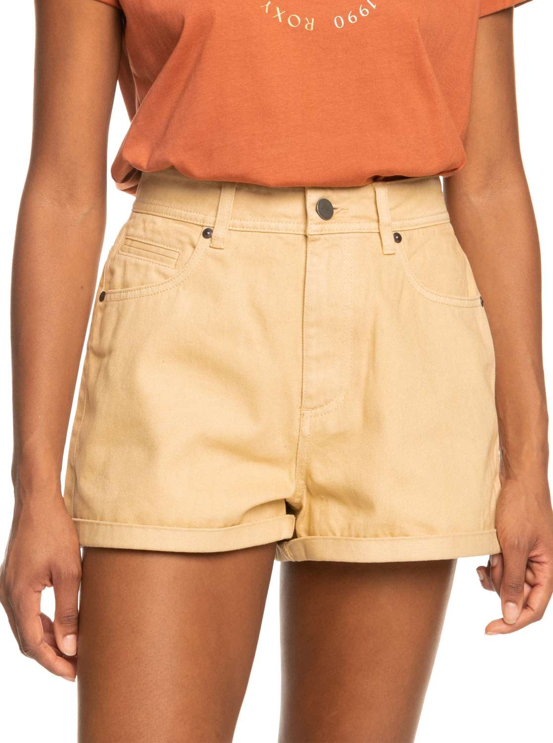Run On Love High Beige Shorts | Chances Surf NZ