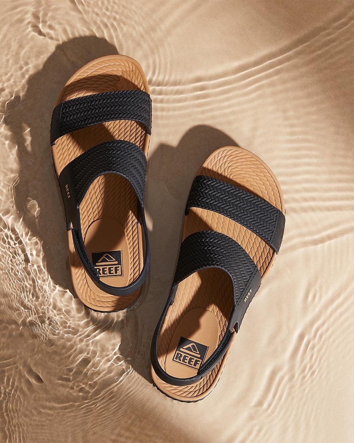 Water Vista Sandal in Black/Tan | Chances Surf NZ